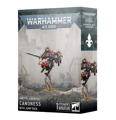 Warhammer 40k Adepta Sororitas Canoness with Jump Pack NEW in BOX | eBay