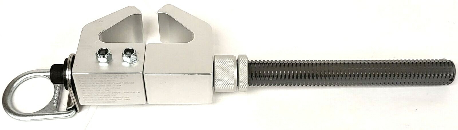 FallTech 49CD38 5 000 lb Tensile Strength Aluminum Beam Clamp Anchor ...