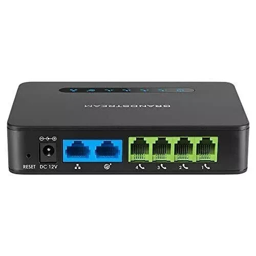 Grandstream GS-HT814 4-Port ATA VoIP Gateway with FXS & Gigabit NAT ...