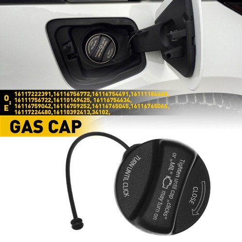For BMW E90 E46 X6 E92 E60 X1 Z4 & X5 Mini Cooper Cap COVER Fuel FILLER ...