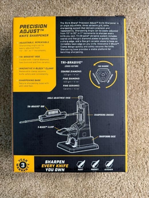 Work Sharp Precision Adjust Knife Sharpener Brand New In Box | eBay
