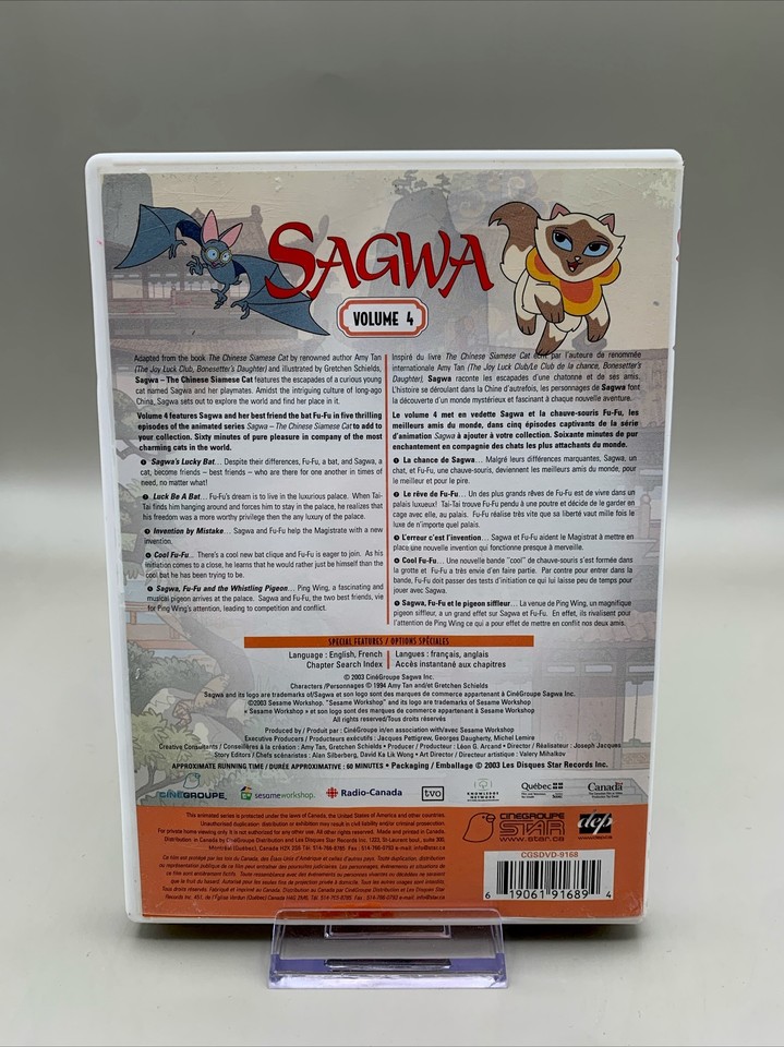 Sagwa the Chinese Siamese Cat Volume 4 (DVD) 619061916894| eBay