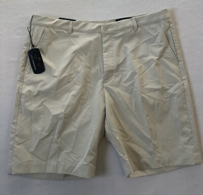 Greg Norman Mens Core Classic Fit Performance quick Dri Shorts 40 Beige | eBay