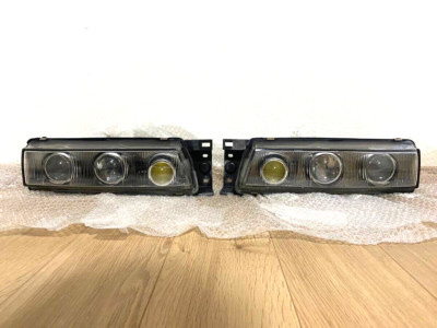 Nissan SILVIA S13 Genuine Pair Triple Projector Headlight Lights Lamps ...
