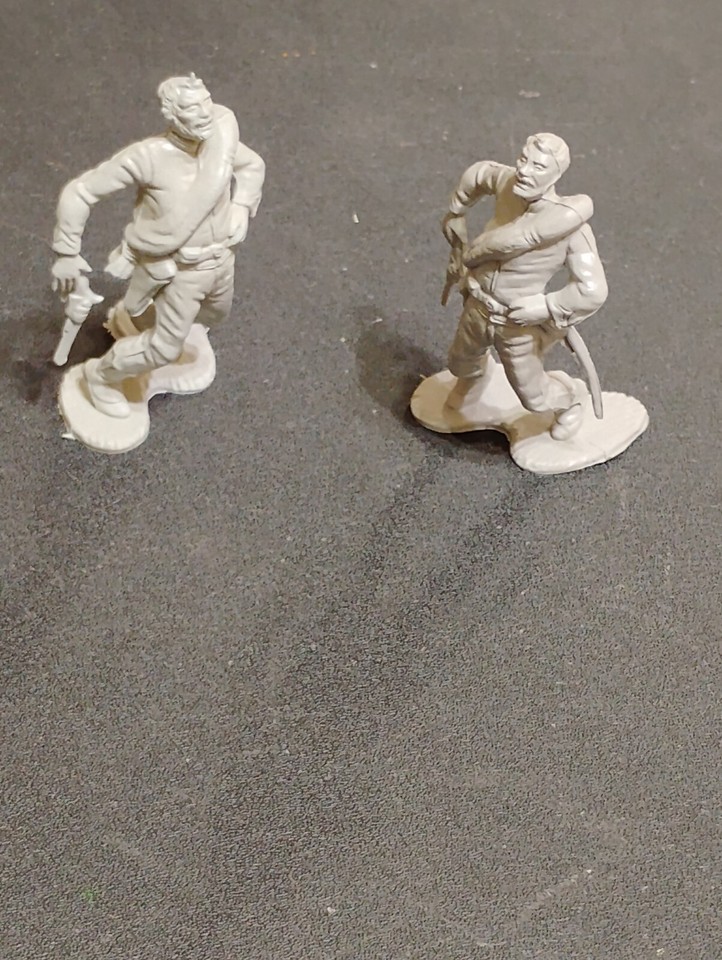 MARX GIANT BATTLE OF THE BLUE AND GRAY ORIGINAL CONFEDERATE SOLDIERS ...