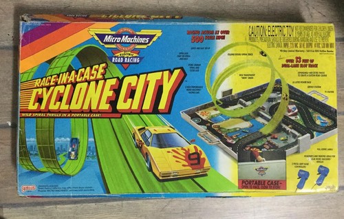 Micro Machines Electric Road Racing Race IN Case Rare Not Complete | eBay