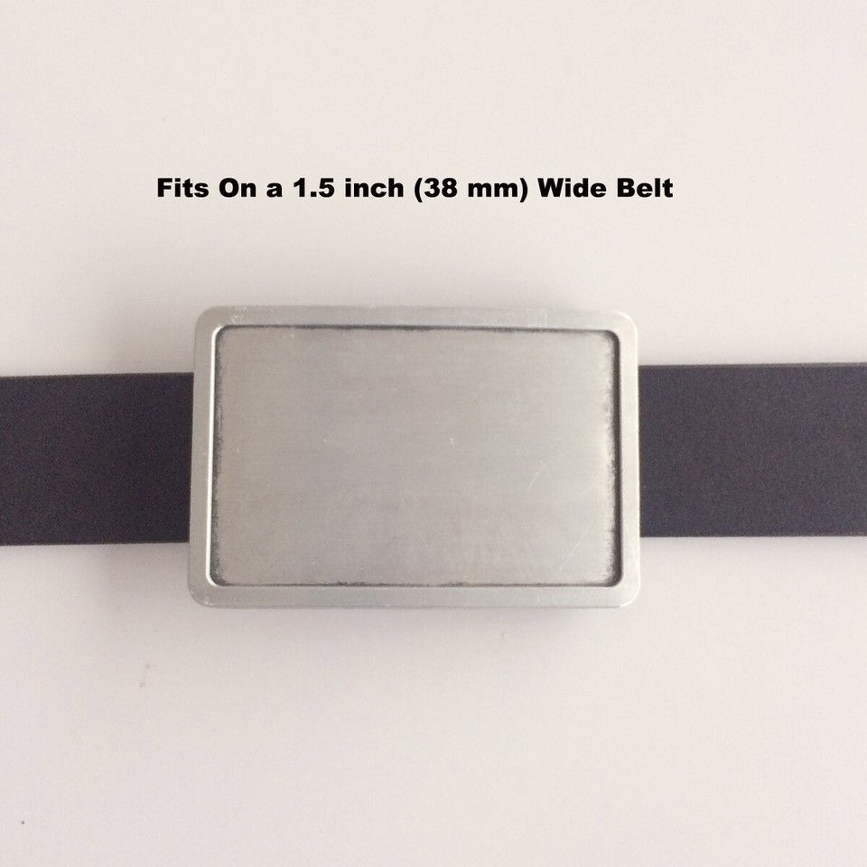 Antique Brushed Silver Rectangle Blank Belt Buckle for Engraving also ...