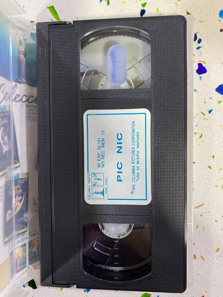 Picnic Vhs Tape Kim Novak Cliff Robertson Susan Strasberg William ...