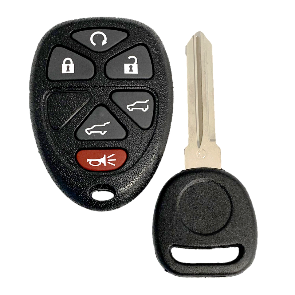 OEM Electronics Keyless Remote Fob + Chip Key 6 Button OUC60270 ...