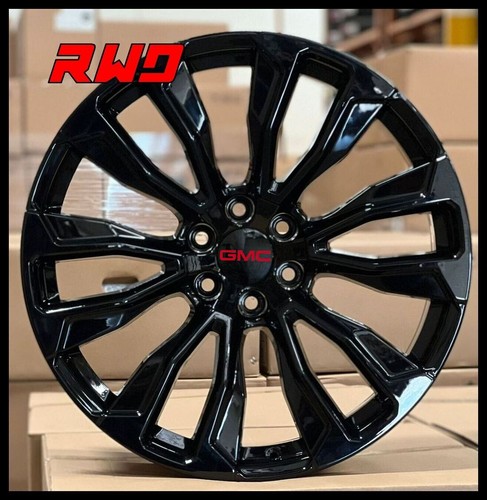 26X10" GLOSS BLACK RG 14025 RPU Replica for GMC Sierra K and Yukon XL ...