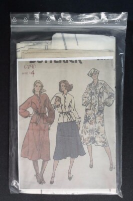 ZA0176 Butterick 6290 Size 14 Dress Skirt Jacket Uncut Sewing Pattern ...