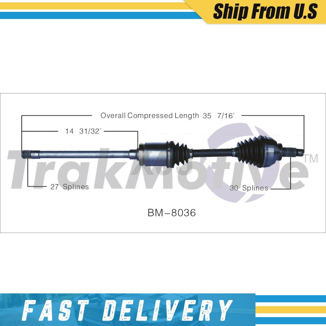 Front Right Passenger CV Axle Joint Shaft For 2001 2002 2003 2004 2005 ...