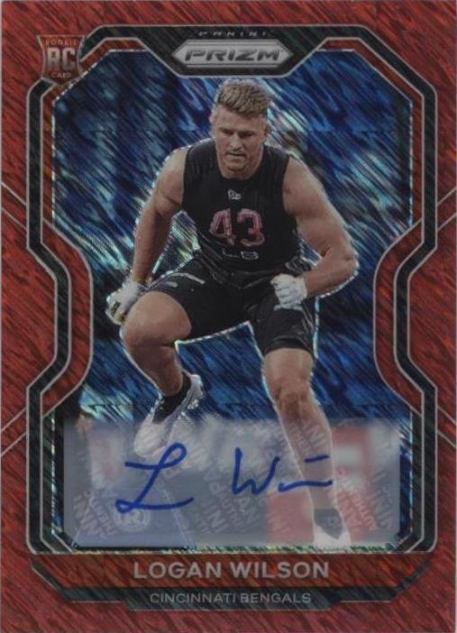 2020 Panini Prizm - Rookie Logan Wilson #309 Red Shimmer Prizm ...