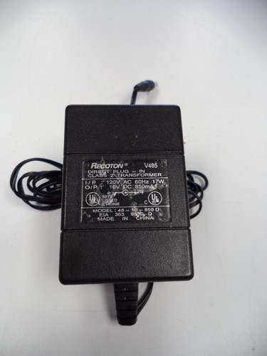 Recoton Direct Plug-in Class 2 Transformer 48-10-850D V485 10VDC 850mA ...