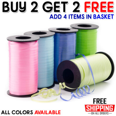 500 METERS BALLOON CURLING RIBBON FOR PARTY GIFT WRAPPING BALLOONS ...