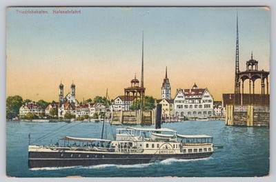 1910s Friedrichshafen Germany Steamer Konig Karl Lake Constance ...