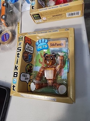 Zing Stikbot Pet Panda Animation Animal Series StikPanda Translucent ...