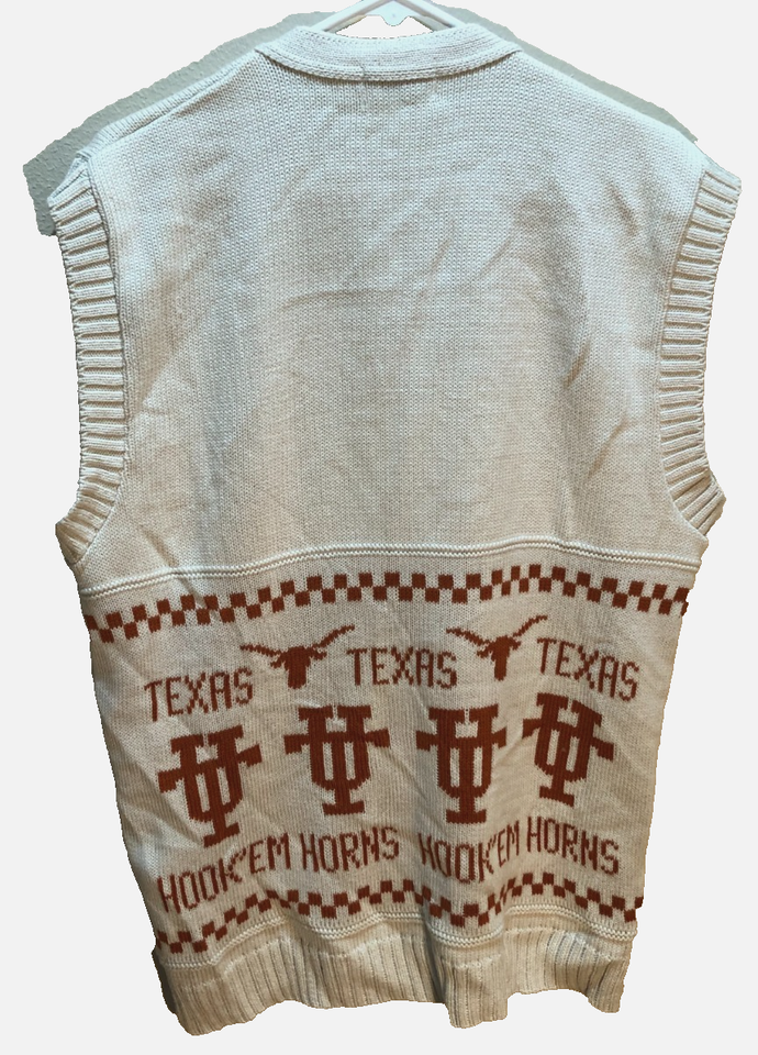Texas Longhorns Hook 'Em Horns NCAA Vintage Vested Interests Vest ...