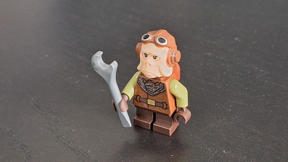 LEGO Star Wars The Mandalorian Kuiil Minifigure w/ Blurrg UCS sw1244 ...