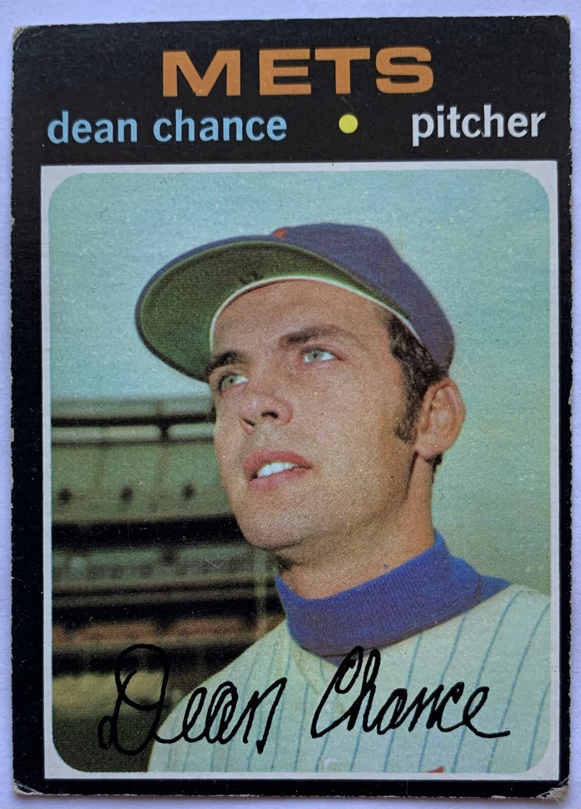 1971 TOPPS BASEBALL DEAN CHANCE NEW YORK METS #36 VG | eBay