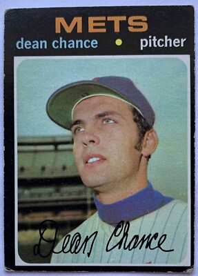 1971 TOPPS BASEBALL DEAN CHANCE NEW YORK METS #36 VG | eBay