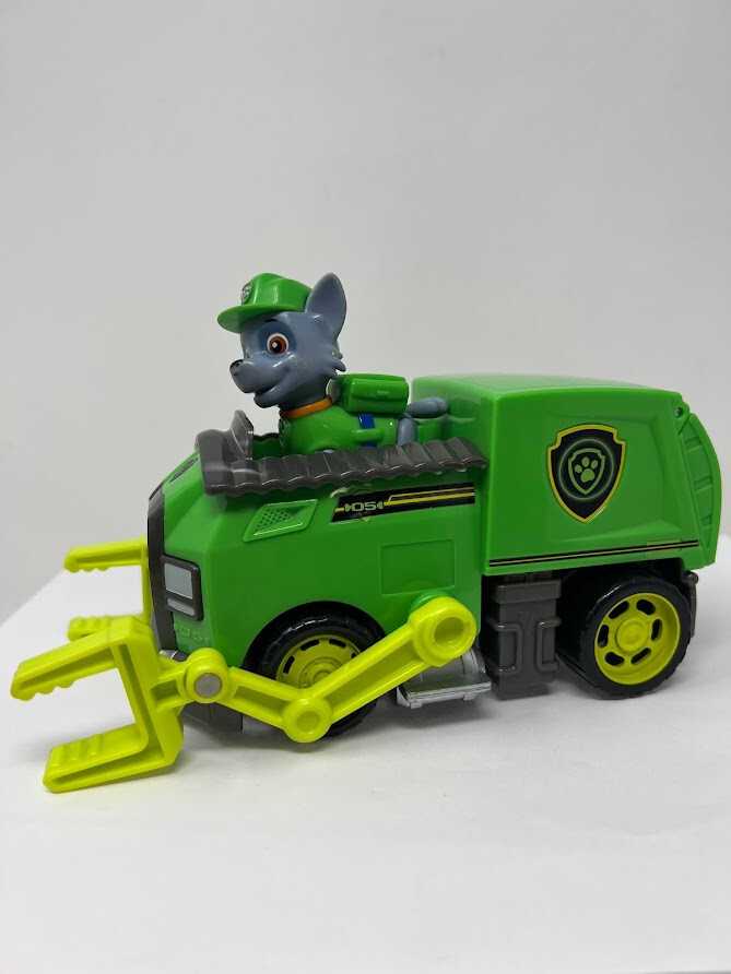 Paw Patrol Rescue Pup Rocky Recycle Truck Vehicle Figures 3pc Lot | eBay