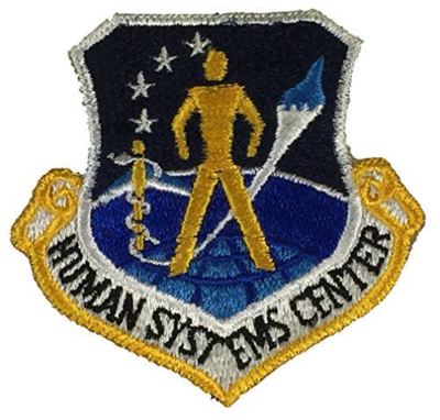 USAF AIR FORCE HUMAN SYSTEMS CENTER PATCH BROOKS AFB VETERAN | eBay
