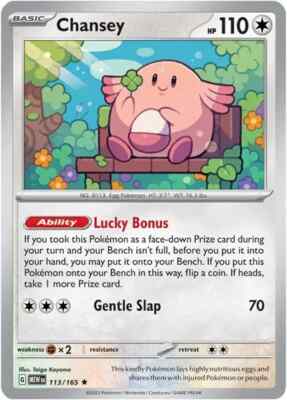 NM Pokemon TCG Chansey (Reverse Holo) 113/165 Scarlet & Violet 151 | eBay