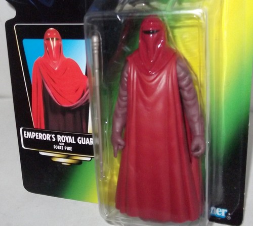 1997 STAR WARS POWER OF THE FORCE EMPEROR'S ROYAL GUARD w/ FORCE PIKE ...