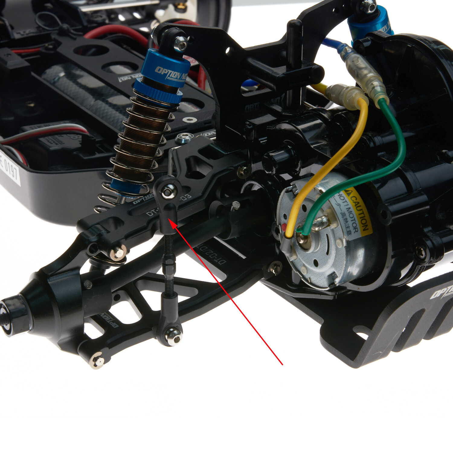 Aluminum Rear Stabilizer Rod Set For Tamiya/DT02/Fighter RC Buggy car ...