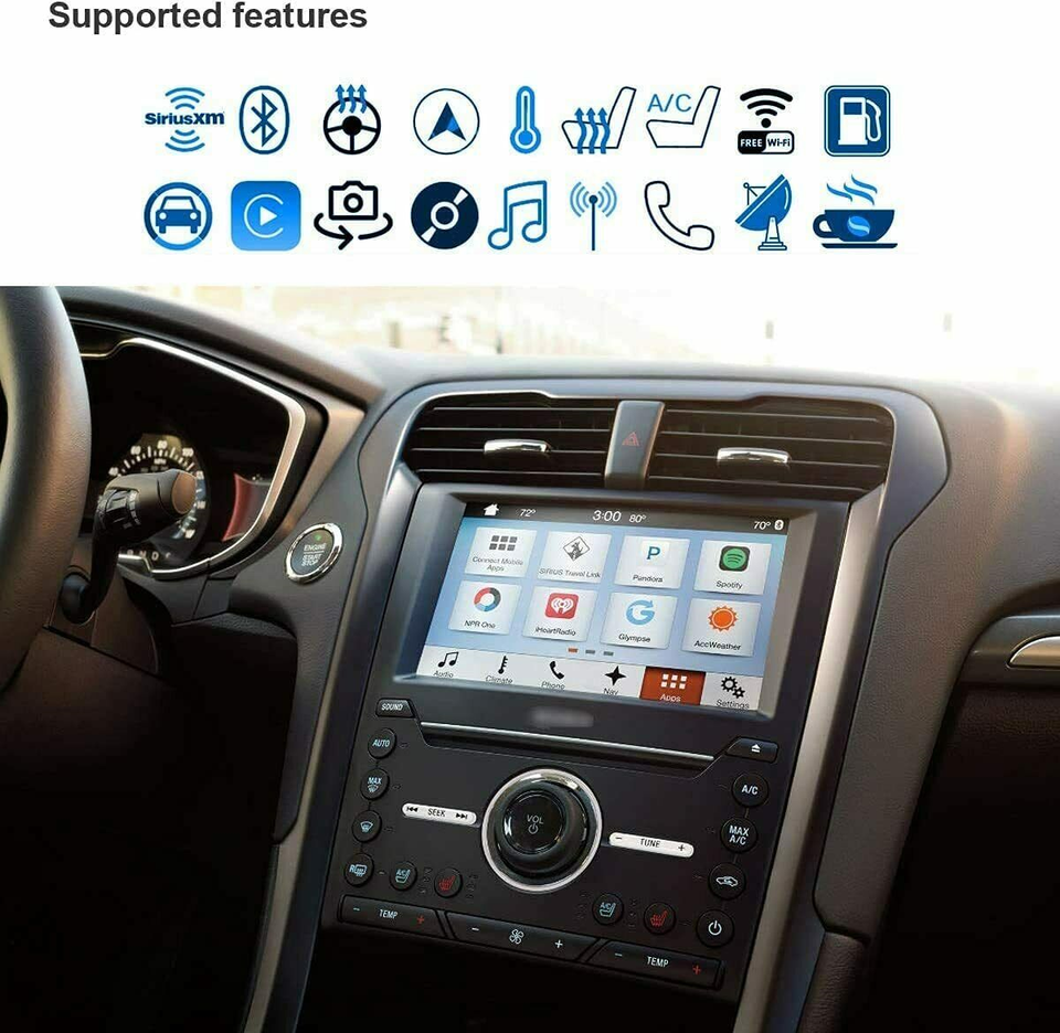 Fit for Ford Sync3 APIM Module Carplay New Map SYNC 2 to 3 Upgrade Kit ...