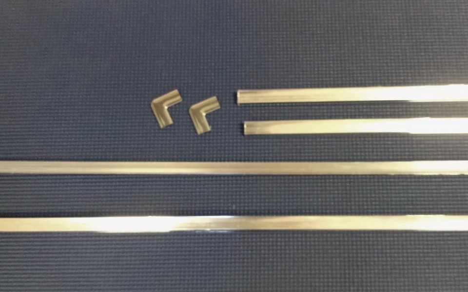 1967 Plymouth Barracuda Dodge Dart Hardtop Chrome Windshield Lockstrip ...