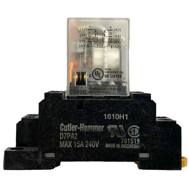 Eaton Cutler-Hammer D7PR2A Power Relay 120V AC Coil for sale online | eBay