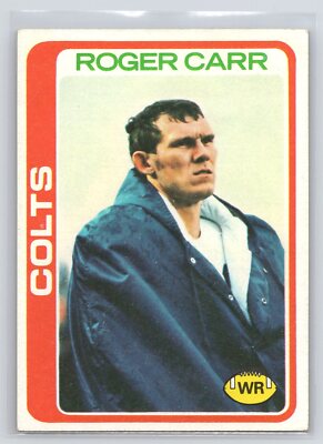 1978 Topps #195 Roger Carr - Colts | eBay