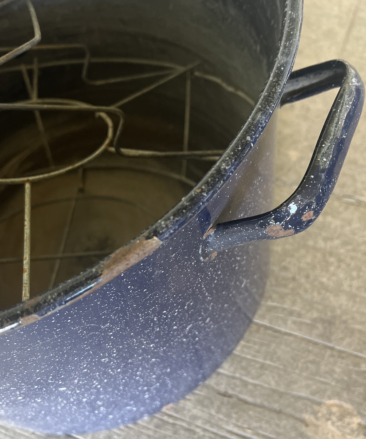 Granite Ware 21.5-Quart Water Bath Canner w/ Jar Rack Speckled Navy ...