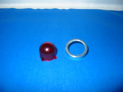 Structo Reproduction Red Flasher Light w/Chrome Trim Ring Toy Part STP ...
