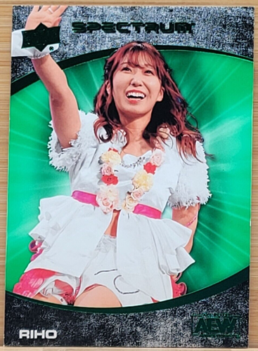 2021 UPPER DECK AEW SPECTRUM RIHO GREEN #D/25 | eBay