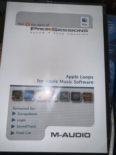 M-Audio Pro Sessions Vol 1 Sound Loop Libraries - | eBay
