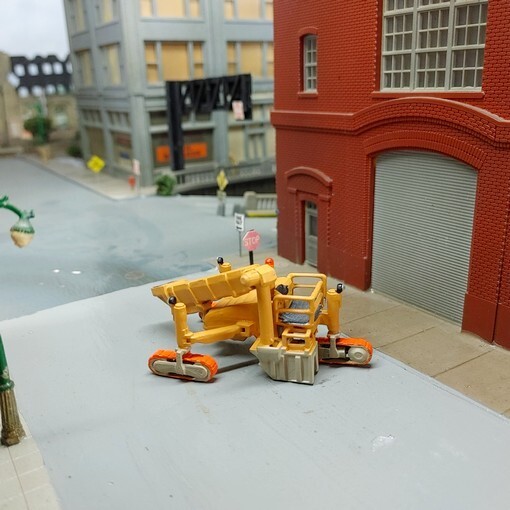 1/87 HO Scale Custom Built Wirtgen Offset Slipform Concrete Paving ...