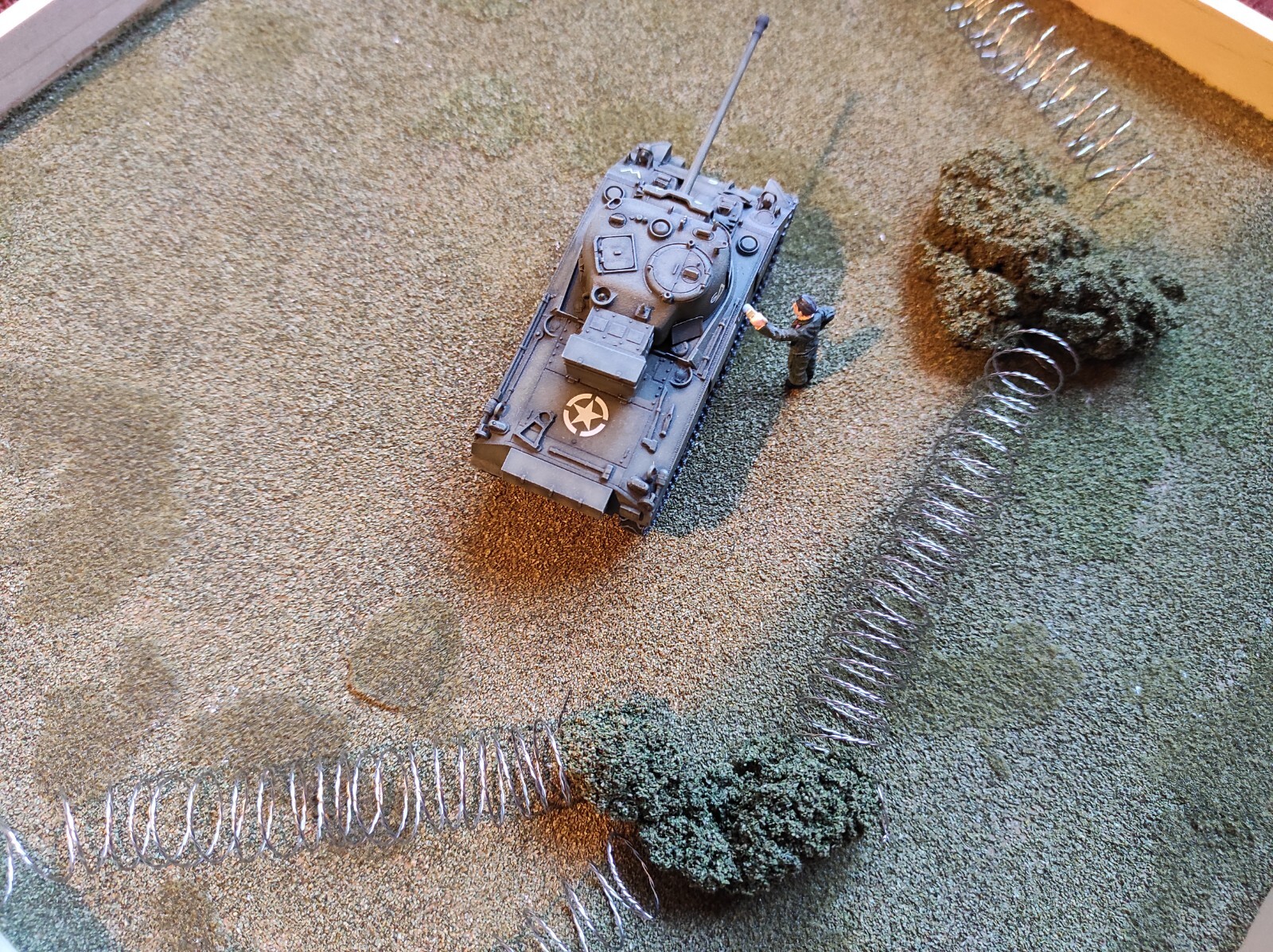 1:72 Scale Barbed Wire Ideal for WW2 Wargaming, Tanks, Bunker, Diorama ...