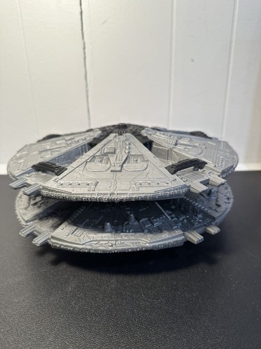 MONOGRAM 1978 MODEL KIT BATTLESTAR GALACTICA CYLON BASE STAR BUILT AND ...
