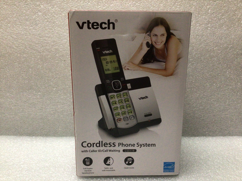 VTech CS5119 DECT 6.0 Cordless Phone 1 Handset Caller ID Call Waiting ...