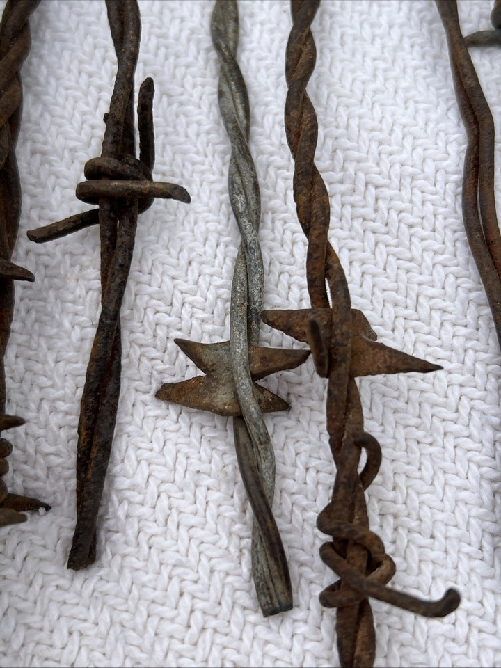 Appx. 45 Pieces Antique Barb Wire RARE LARGE VARIETY Old West History ...