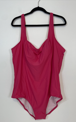 Tidal Bay Contemporary Women's One Piece Pink Bathing Suit NWT Sz 3X | eBay