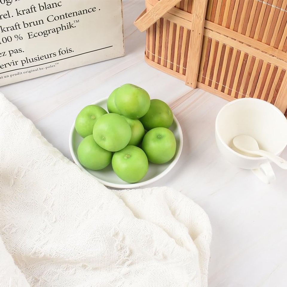 Artificial Green Plums Simulation Artificial Berry Decorations Fake ...