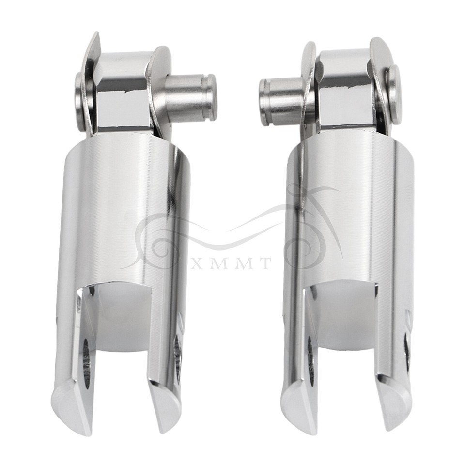 Pair Male Mount Foot Peg Extensions For Harley Sportster Softail Dyna ...