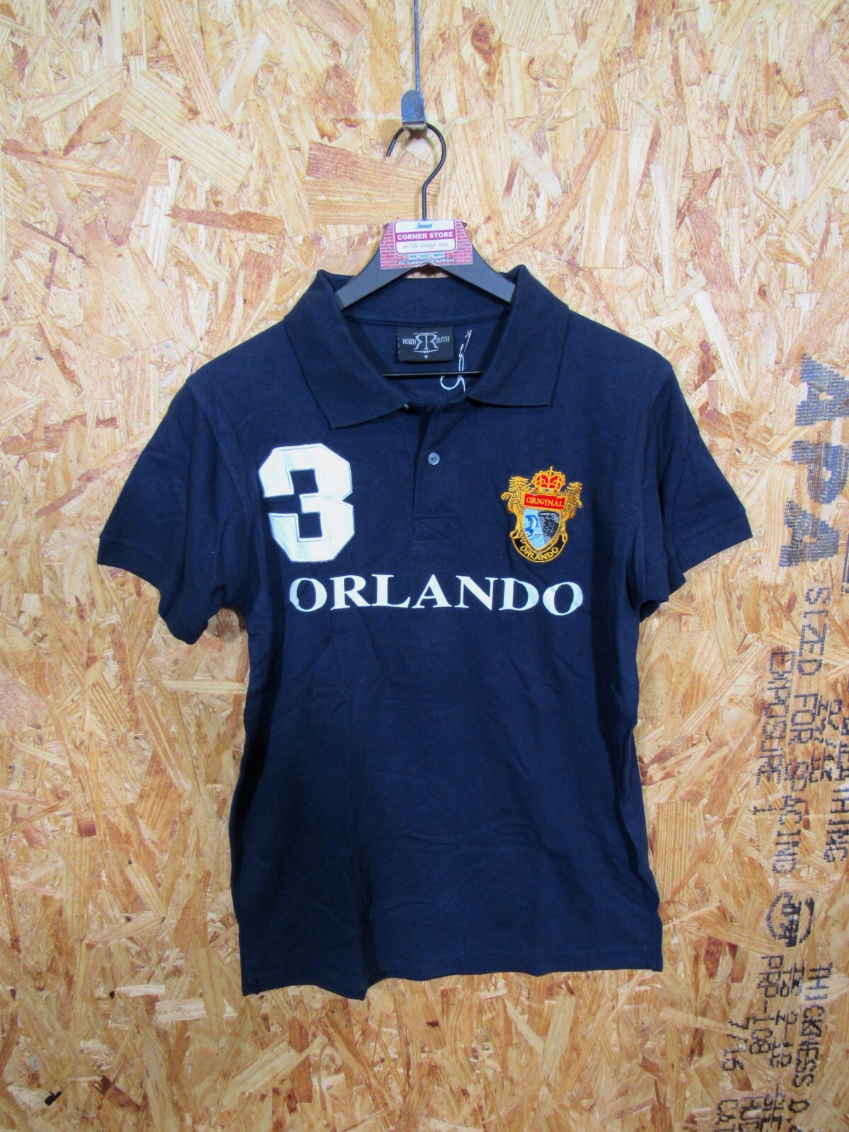 Vintage Robin Ruth Original Orlando #3 Polo Shirt Blu… - Gem