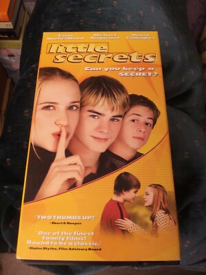 Little Secrets RARE Columbia 2003 VHS Evan Rachel Wood David Gallagher ...