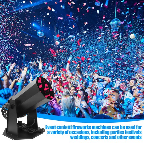 Lighting Remote Control Electric Paper Spray Machine Confetti Machine ...