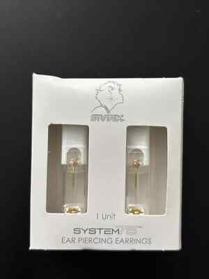 Studex System 75 Ear Piercing Earrings Gold Plated Daisy Apr Crystal ...